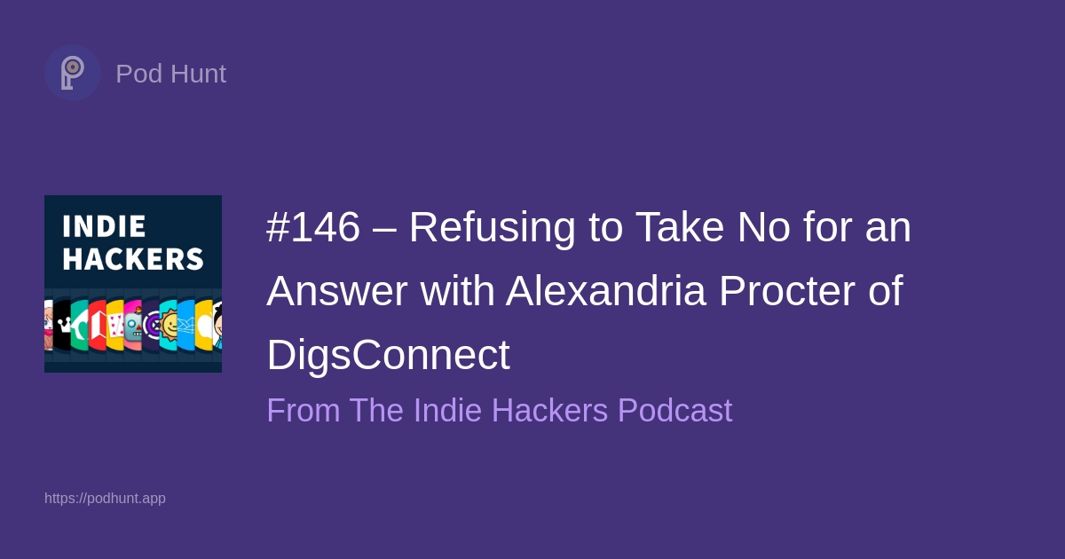 #146 – Refusing to Take No for an Answer with Alexandria Procter of ...