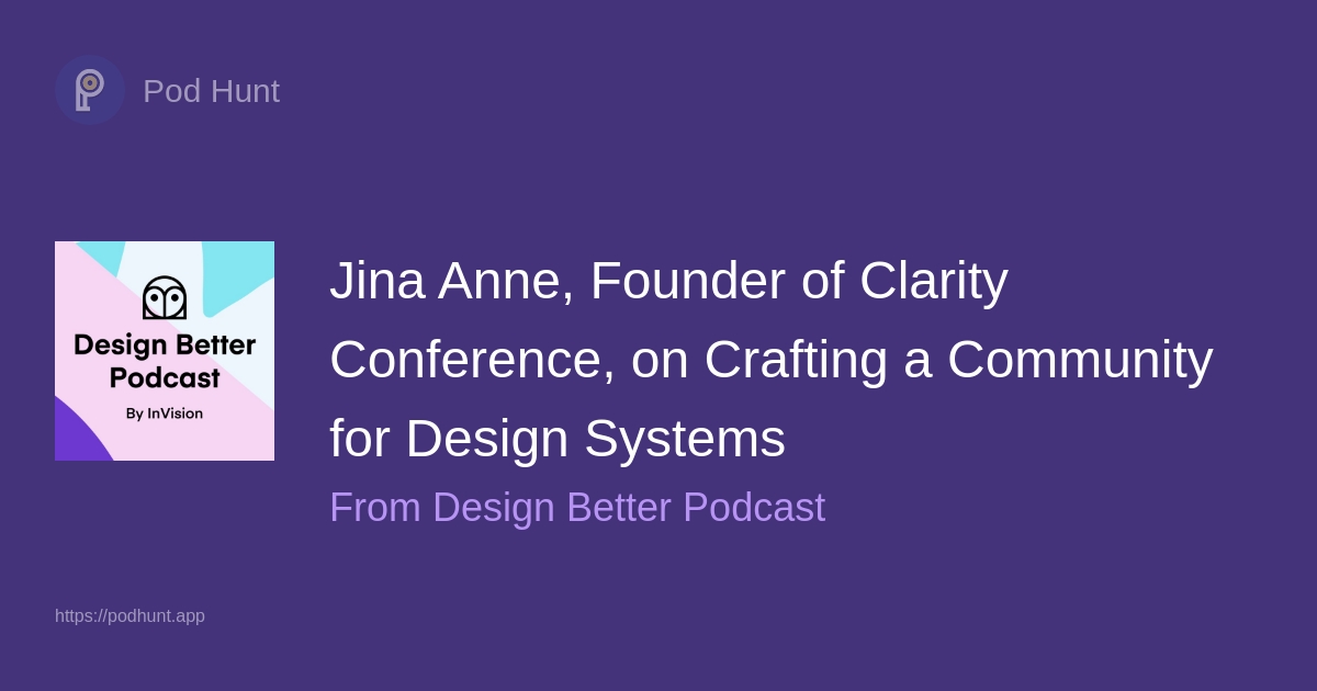 Jina Anne, Founder of Clarity Conference, on Crafting a Community for ...